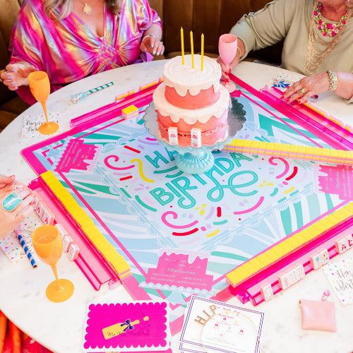 Birthday Tile Set and Mat Rental – Let's Go Mahjong