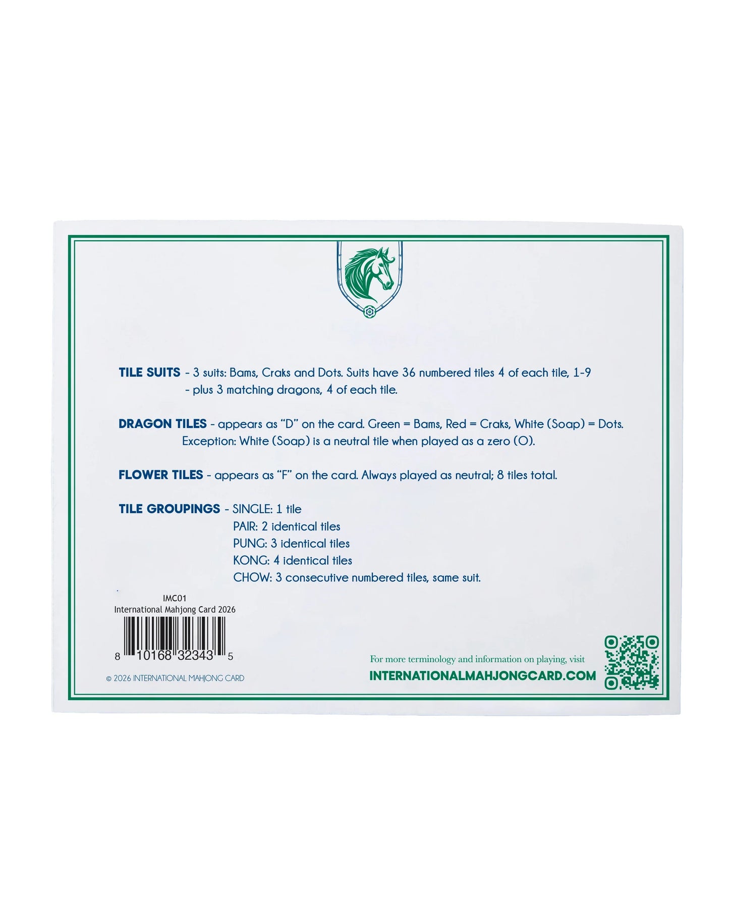 International Mahjong Card – Let's Go Mahjong